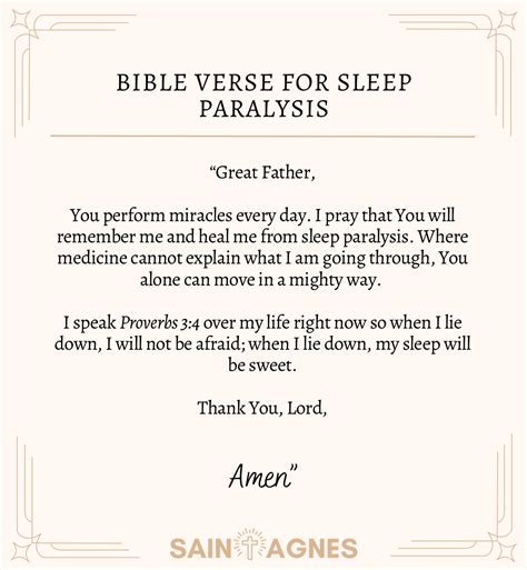 7 Short Miracle Prayers For Sleep Paralysis With Bible Verses