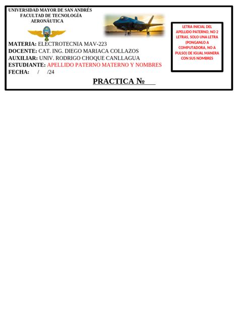 Caratula Para Practicas Pdf