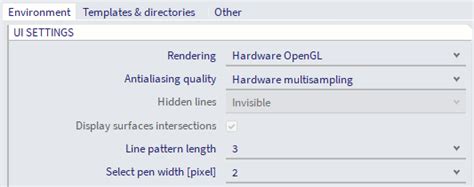 Environment Settings