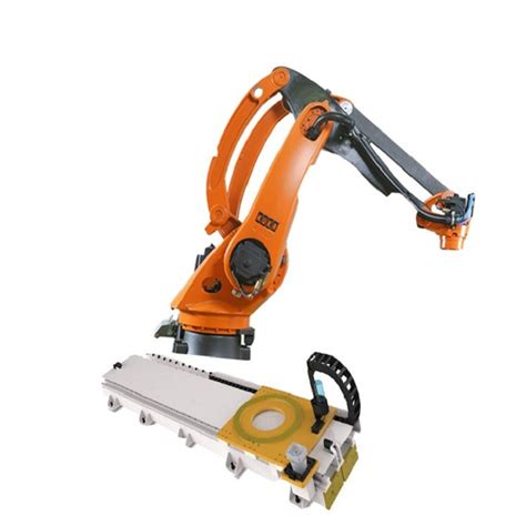 Kr 40 Pa 4 Axes Palletizing Kuka Robot Arm Payload 40kg With Gbs Robot Rail