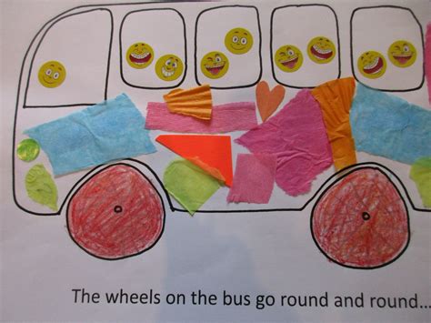 Wheels On The Bus Felt Board Template At Shirley Vining Blog