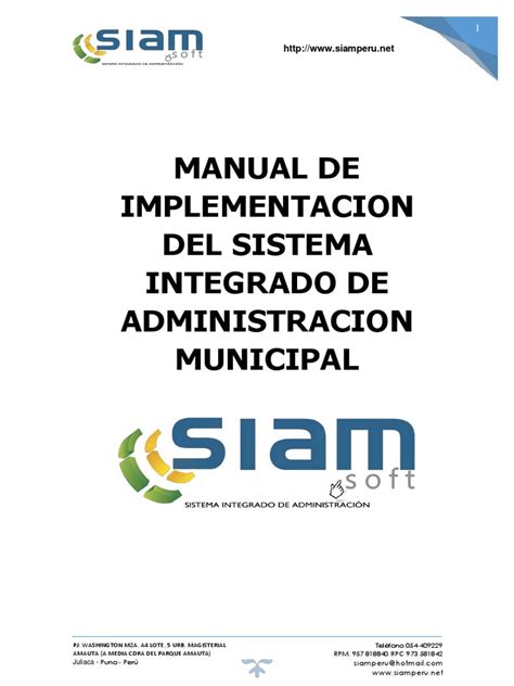 Manual De Implementacion Del Siam2 Pdf Archivo De Computadora Postgre Sql