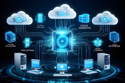 Detail Concept Of Micro Chips Working Stock Illustration Illustration Of Modern Electronic
