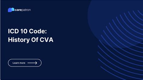 History Of Cva Icd 10 Cm Codes 2023
