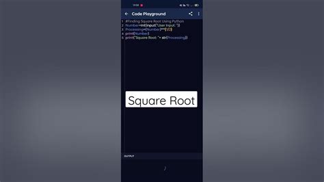 Find Square Root Of Any Number Easily Using Python Pythonforbeginners