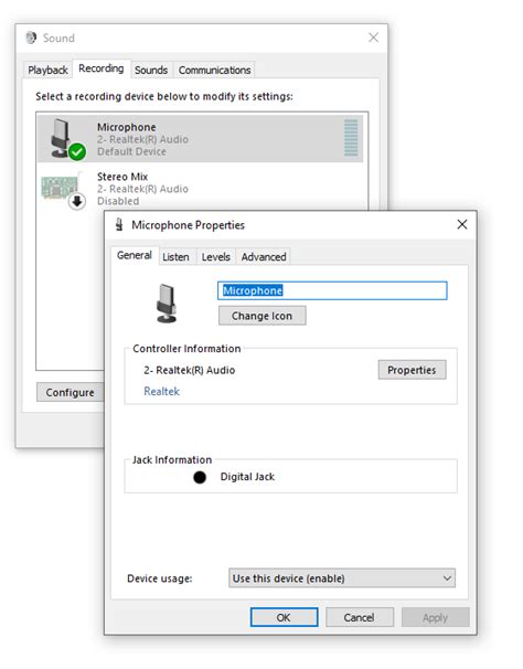 My Dell Laptop Cannot Detect External Microphone Solved Windows 10 Forums