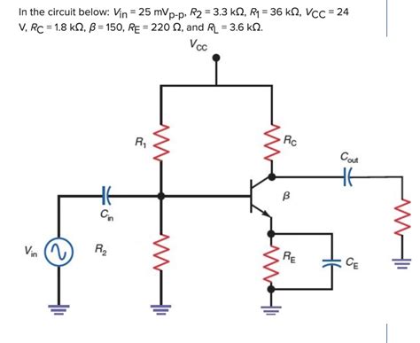 Solved Calculate The Base Voltage VB V Calculate Chegg Com