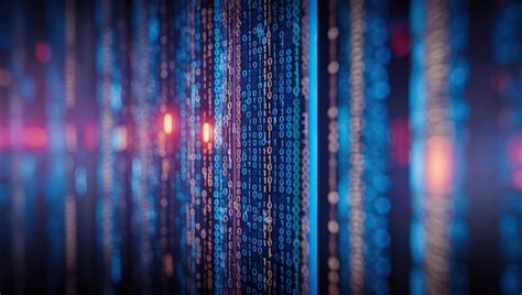 A Dynamic Binary Code Backdrop Illustrating The Concept Of Data And