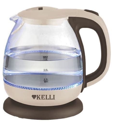 Купить электрический чайник KELLI KL-1370, Пластик/стекло по низкой ...