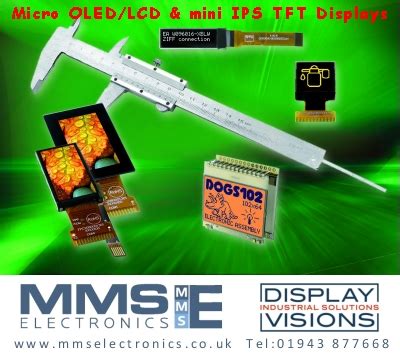 Micro OLED Mini LCD And Micro IPS TFT Displays Mmselectronics