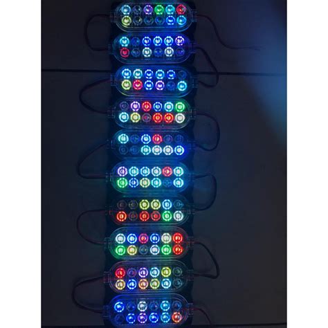 Jual Lampu Led Rgb Ultrasonic 12 Mata 12 Volt Rgb Led Modul Ultrasonic Rgb Shopee Indonesia