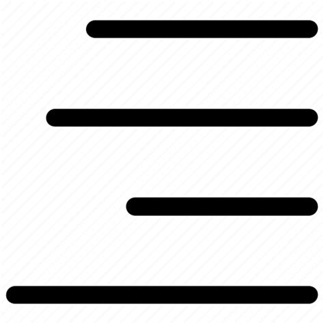 text align right right align icon download on iconfinder