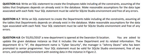 Solved Task 4 Relational Database Model This Section