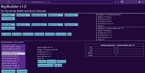 Beybuilder V1 0 For Db And Bu