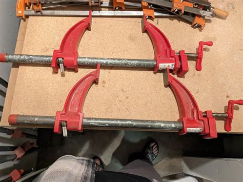 2 Like New Pittsburgh 7 Deep Pipe Clamp