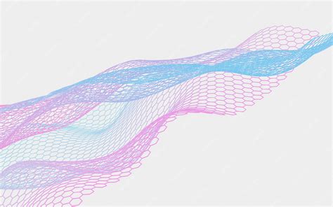 Premium Photo Abstract Hexagonal Grid Background 3d Rendering Digital