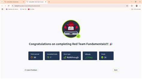 cybersecurity tryhackme redteam ethicalhacking penetrationtesting