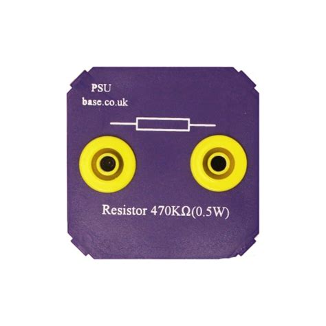 Psu Base Modular Electricity Compnents Resistor 470 K School Science Equipment