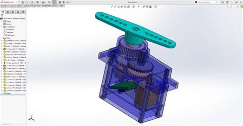 Servo Motor Download Free 3d Model By Kishanc Cad Crowd