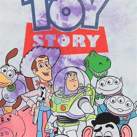 Camiseta Toy Story Para Hombre Diseño Tie Dye Con Woody Buzz Rex Y