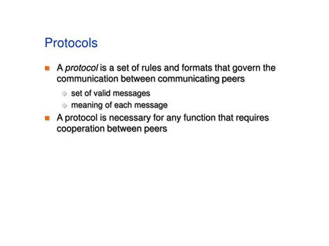 PPT Protocol Layering PowerPoint Presentation Free Download ID