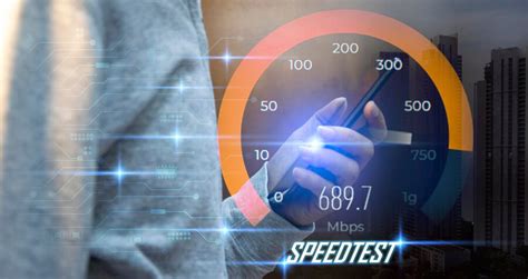 Premium Photo Fast Internet Connection Speedtest Network Bandwidth Technology Man Using High