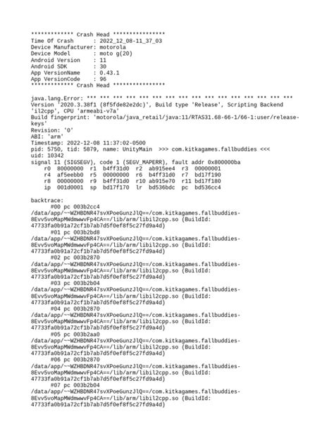 Mod Menu Crash 2022 12 08 11 37 03 Pdf Android Operating System Smartphone