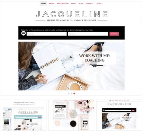 7 Stunning Feminine WordPress Themes Even If You Re Not Girly You Baby Me Mummy