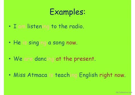 Present Continous And Plurals Genera English Esl Powerpoints