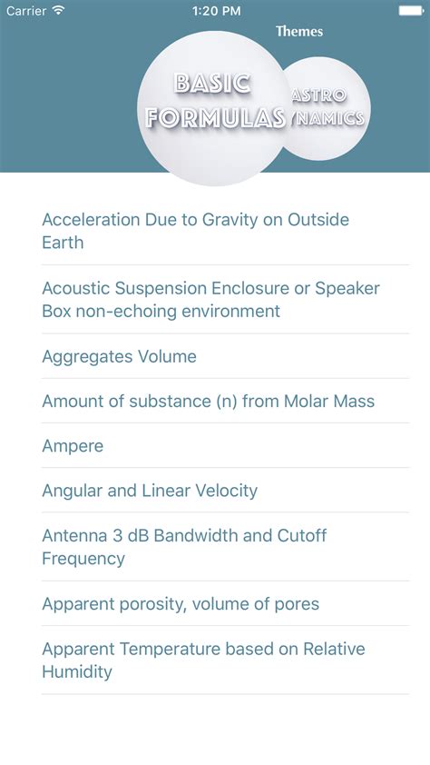 Iphone Için Physics Calc Physics Formulas Calculator İndir