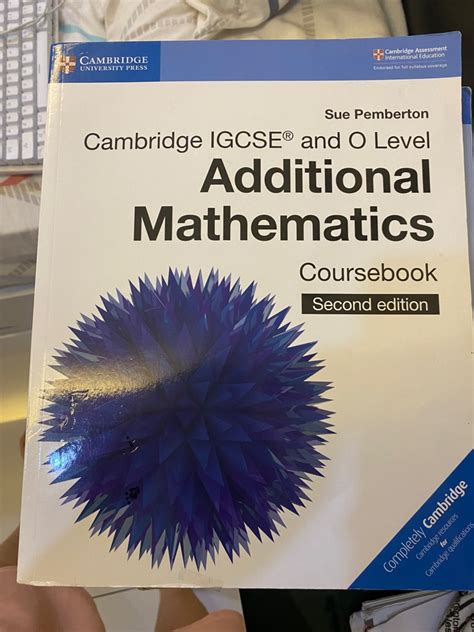 Igcse Additional Math Courstbook Hobbies And Toys Books And Magazines