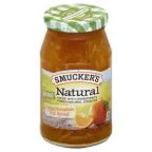 Smuckers Natural Fruit Spread Orange Marmalade 17 25 Oz Ingredients