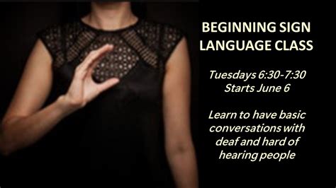 Sign Language Class