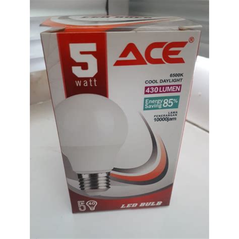 Jual Lampu Led Ace Bulb W Shopee Indonesia