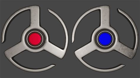 Pym Particle Discs From Ant Man Blenderkit Materials Couldnt Quite Get The Beveling Right