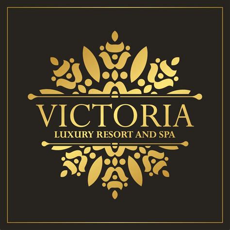 Luxury Hotel Label Template Trendy Vintage Royal Ornament Frames