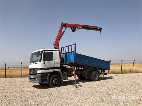 Fassi F150 Articulated Boom On 1999 Mercedes Benz Actros 1831 Ls 4x2