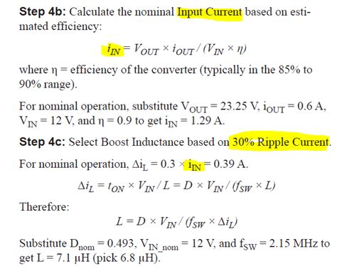 Boost Converter Inductor Current Boost Converter Inductor Current