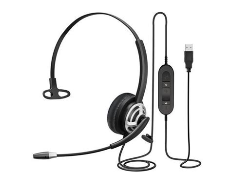 Mairdi Usb Headset With Microphone For Pc Computer Headset With Mic