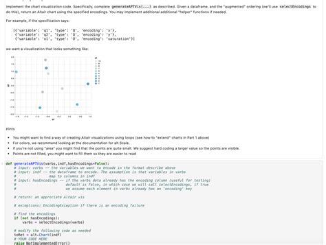 Solved Do This Return An Altair Chart Using The Specified
