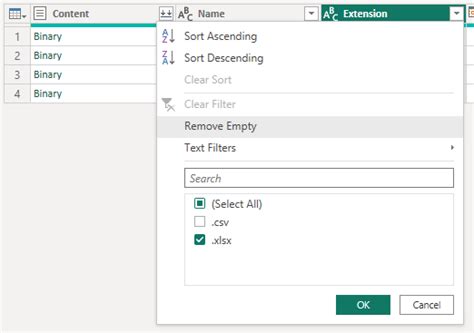 the external table is not in the expected format error in power query in power bi and excel