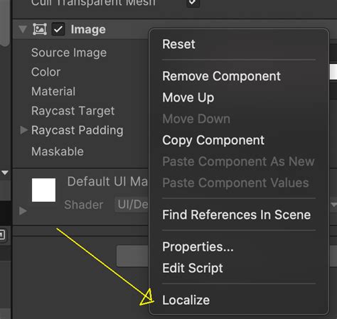 Is It Possible To Add Localize String Event Component In Script Unity Engine Unity