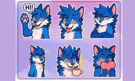 Draw Custom Telegram Furry Sticker Nsfw Furry Sticker Discord Animated