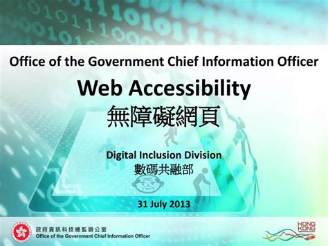 PPT Web Accessibility 無障礙網頁 PowerPoint Presentation free download ID