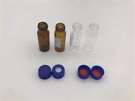 Mm Blue Plastic PP Screw Cap For Ml HPLC Vial Screw Cap And Plastic Cap