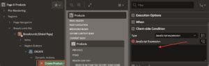 Oracle Apex Client Side Condition JavaScript Expression Example Vinish Dev