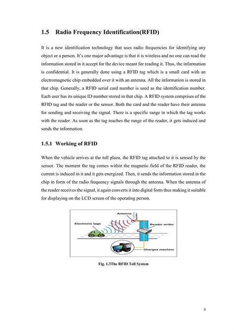 Project Report Rfid Based Automated Toll Collection System Using Arduino Amity University Pdf
