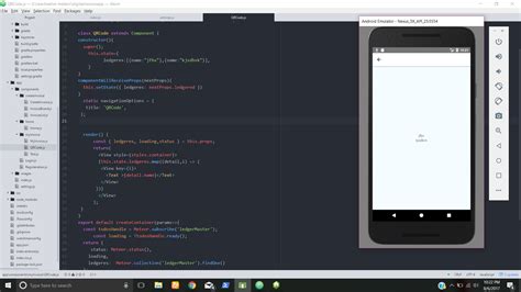 android how to connect meteor with react native app using react