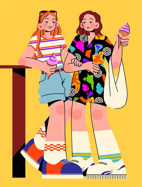 Иллюстрация Персонажи из сериала Очень странные дела в