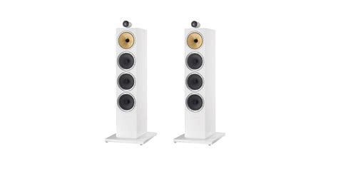 Bw Cm10 Blanc Satin Enceintes Colonnes Sur Easylounge